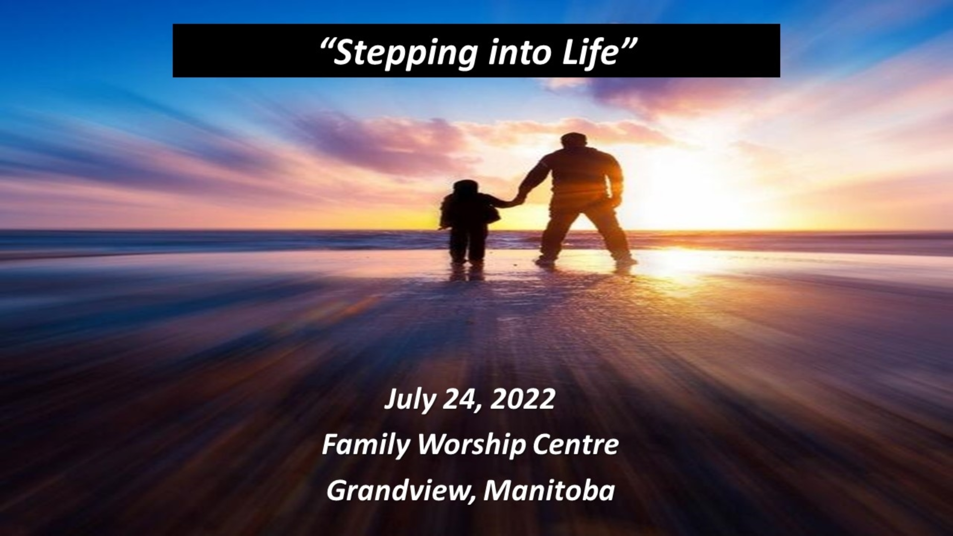 Stepping into Life - Logos Sermons