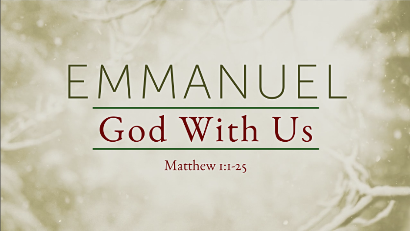 Emmanuel - God With Us - Logos Sermons