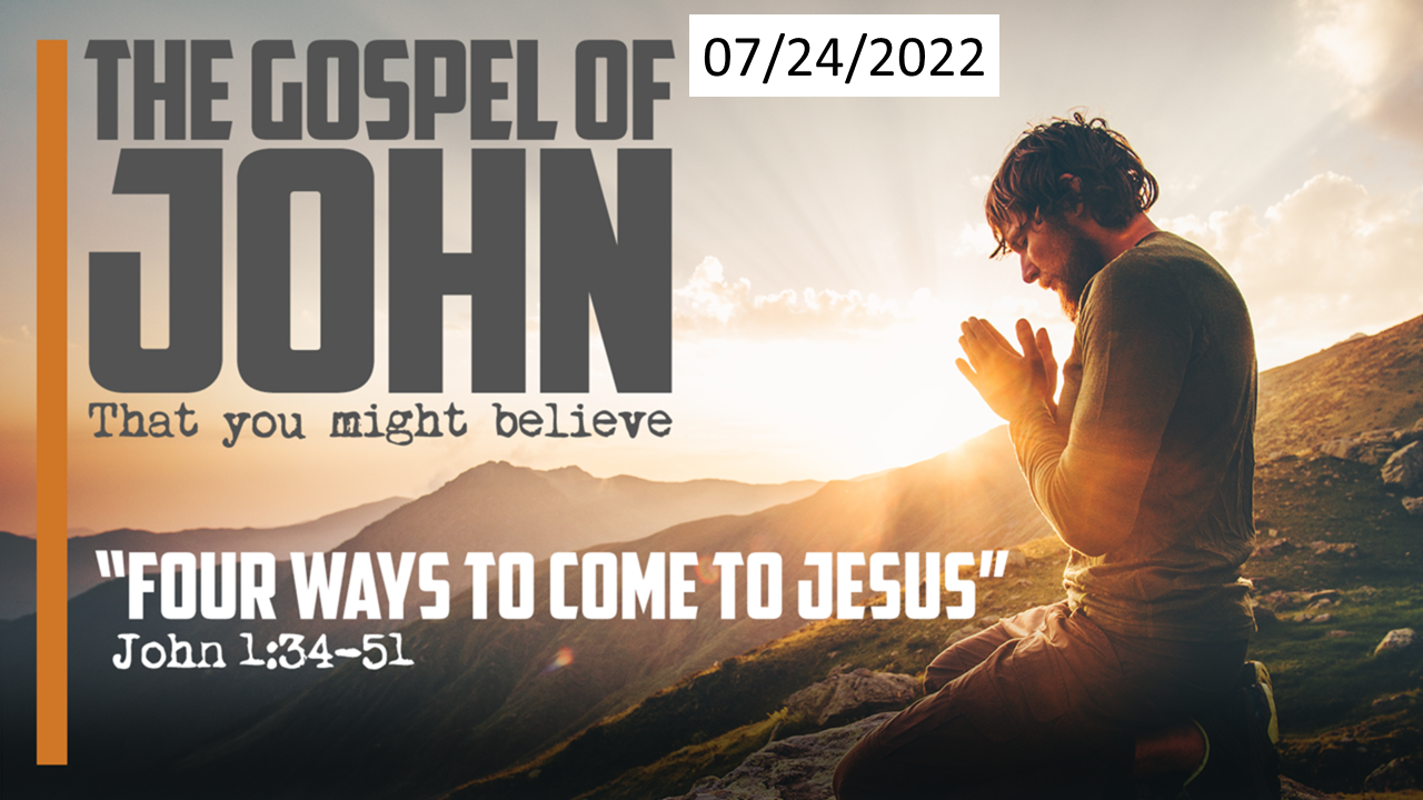 Four Ways to Come to Jesus - Logos Sermons