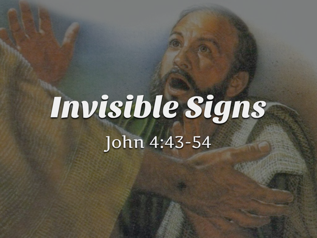 Invisible Signs - Logos Sermons