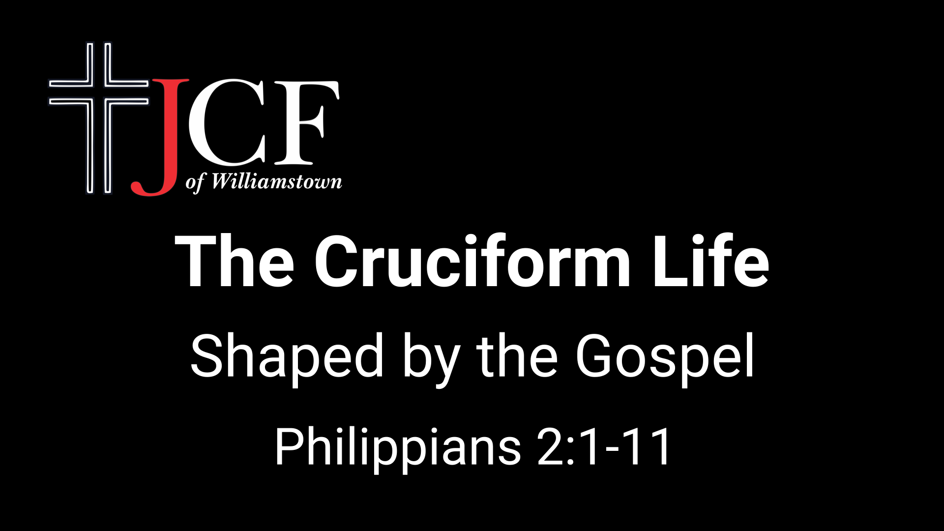 The Cruciform Life - Logos Sermons