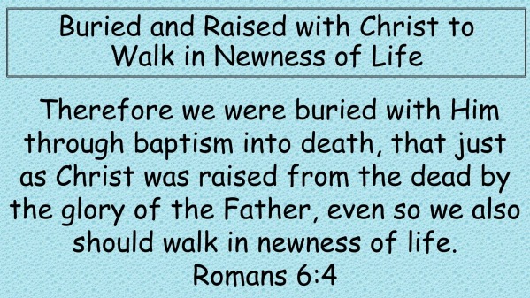 Buried and Raised with Christ to Walk in Newness of Life - Logos Sermons