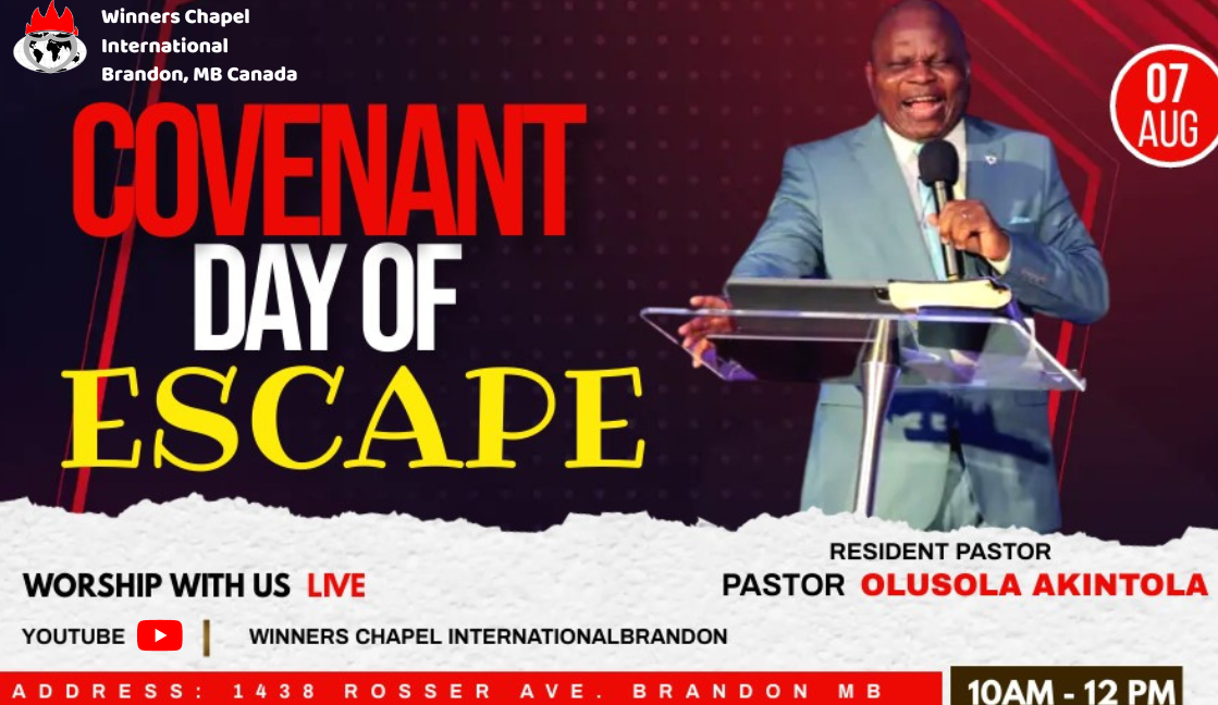 COVENANT DAY OF ESCAPE SERVICE | 7, AUGUST 2022 | WINNERS CHAPEL INT'L ...