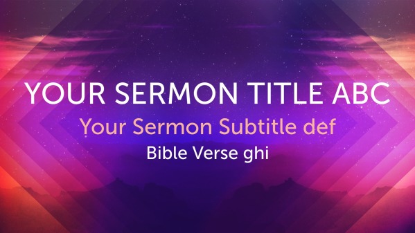 my sermon title - Logos Sermons