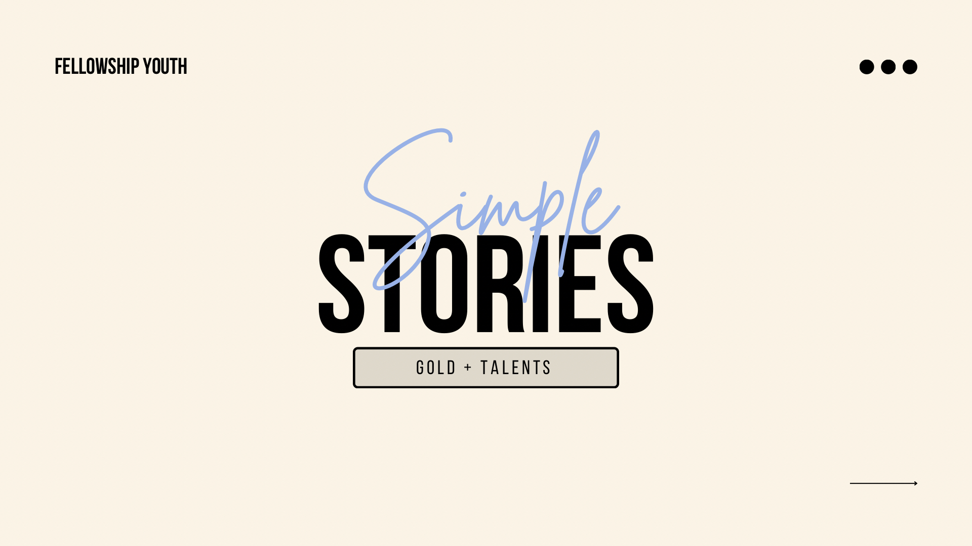 Simple Stories - Logos Sermons