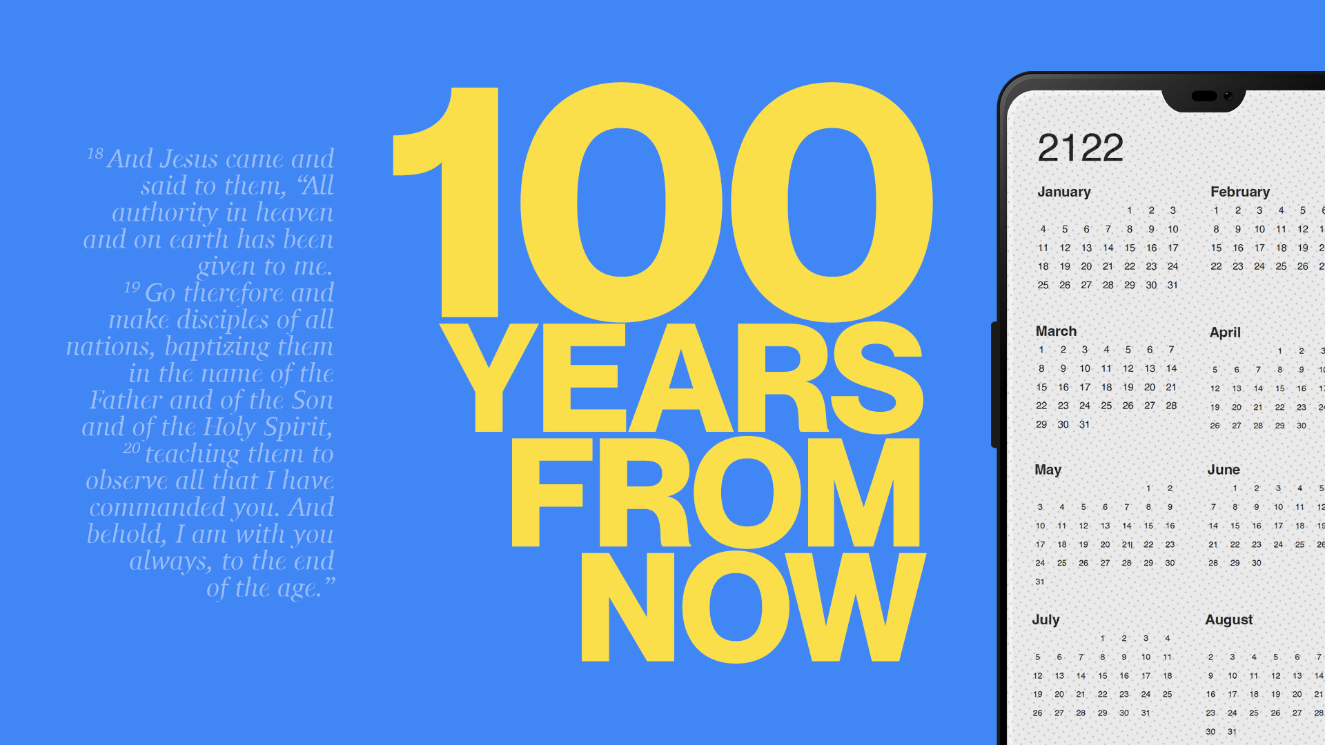 100 Years From Now | Ptr Tom Arellano - Logos Sermons