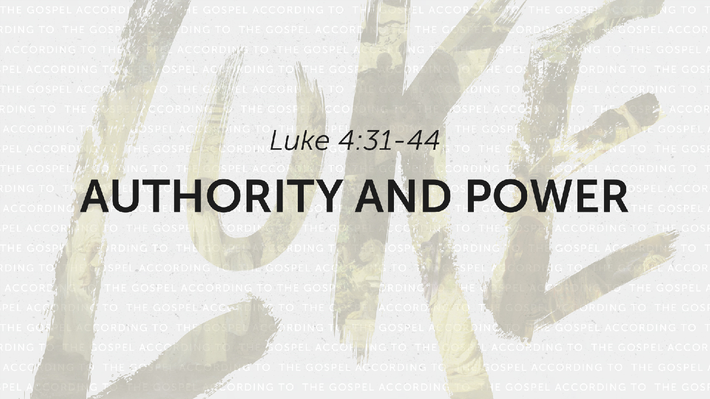 Authority and Power - Logos Sermons