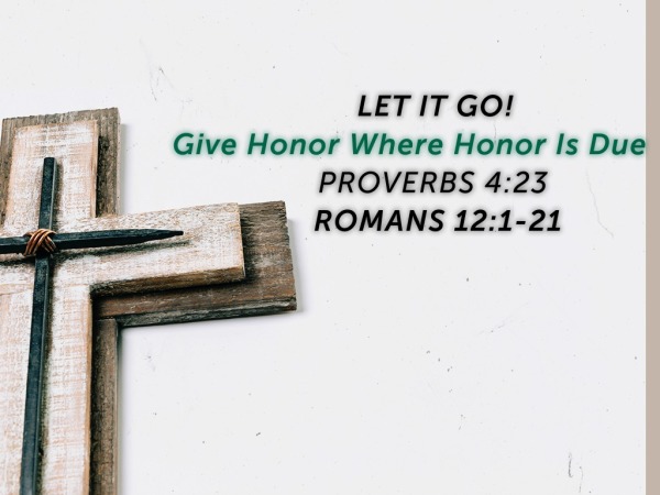 Give Honor Where Honor Is Due - Logos Sermons
