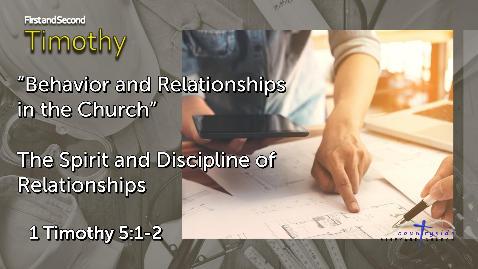 1 Timothy - Behavior and Relationships in the Church - The Spirit and ...