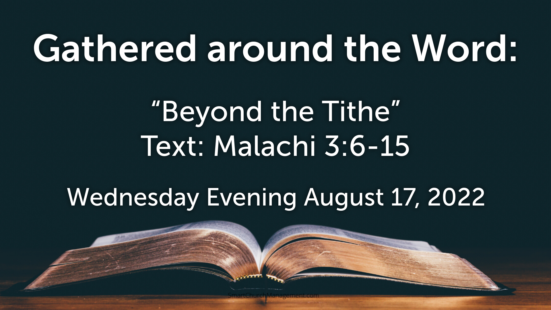 Beyond the Tithe - Logos Sermons