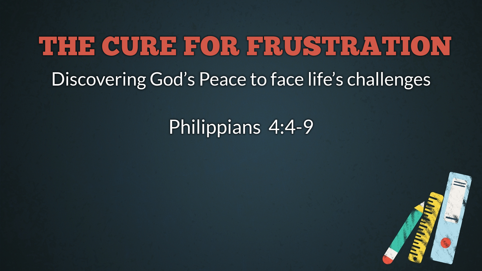 The Cure For Frustration Logos Sermons the-cure-for-frustration-logos-sermons