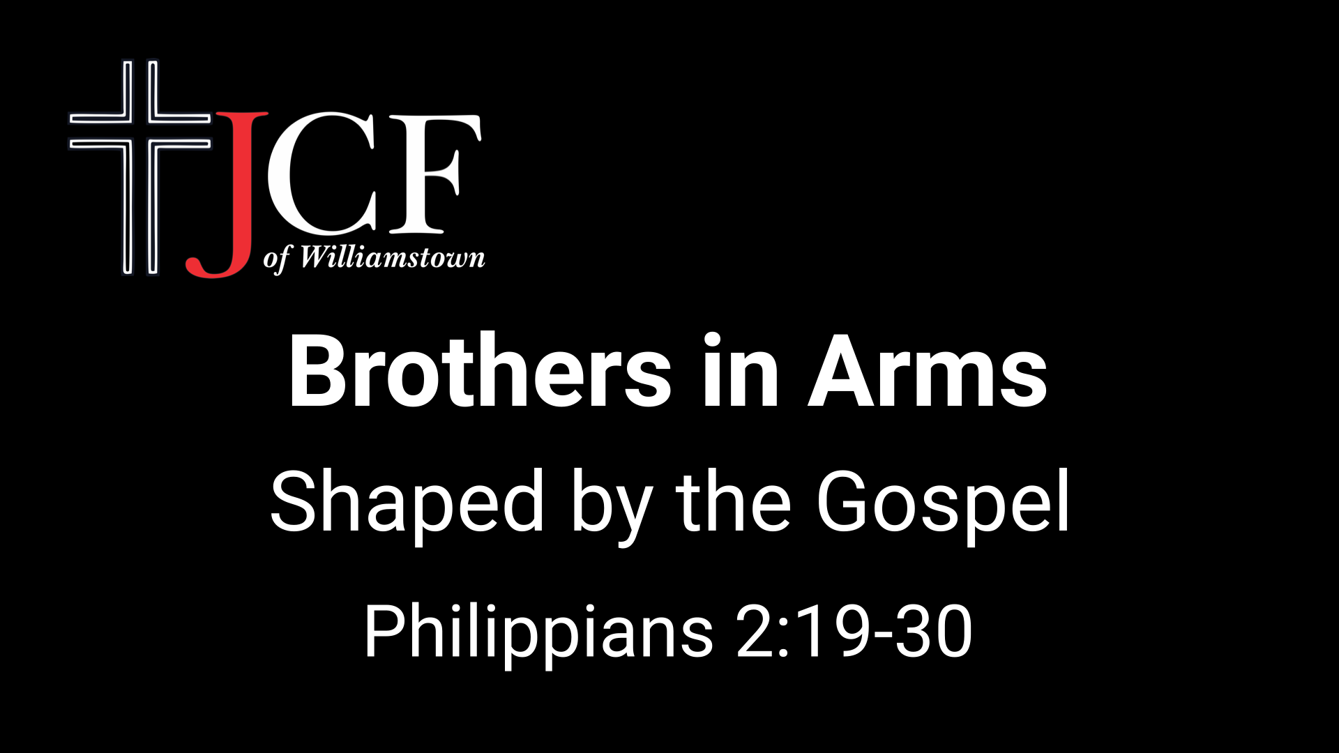 Brothers in Arms - Logos Sermons