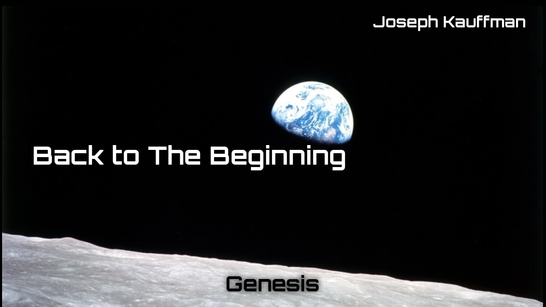 Back to the Beginning - Logos Sermons