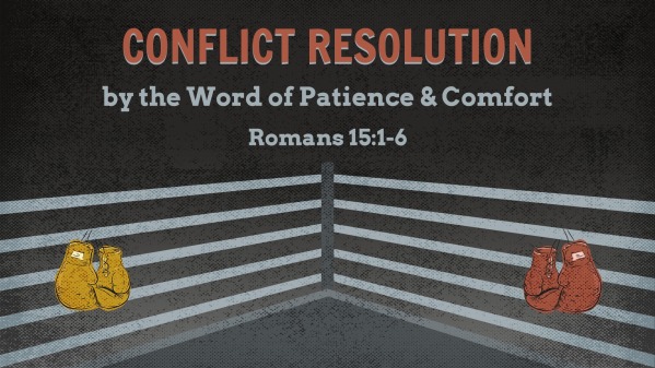 970 - Conflict Resolution - Logos Sermons
