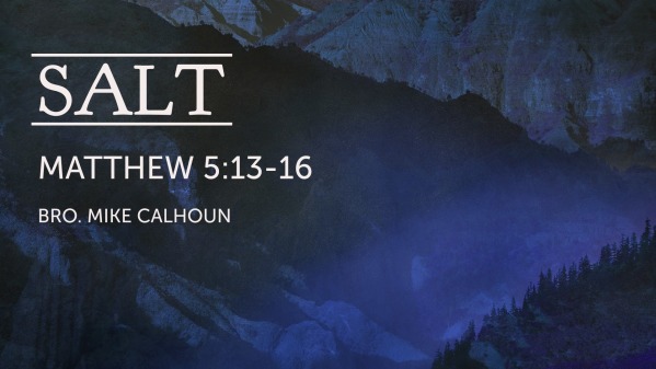 Salt - Matthew 5:13-16 - Logos Sermons
