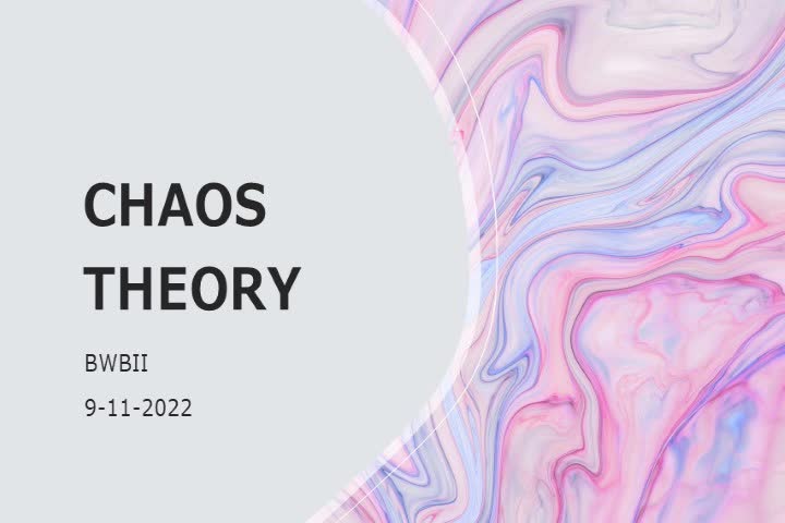 Chaos Theory - Logos Sermons