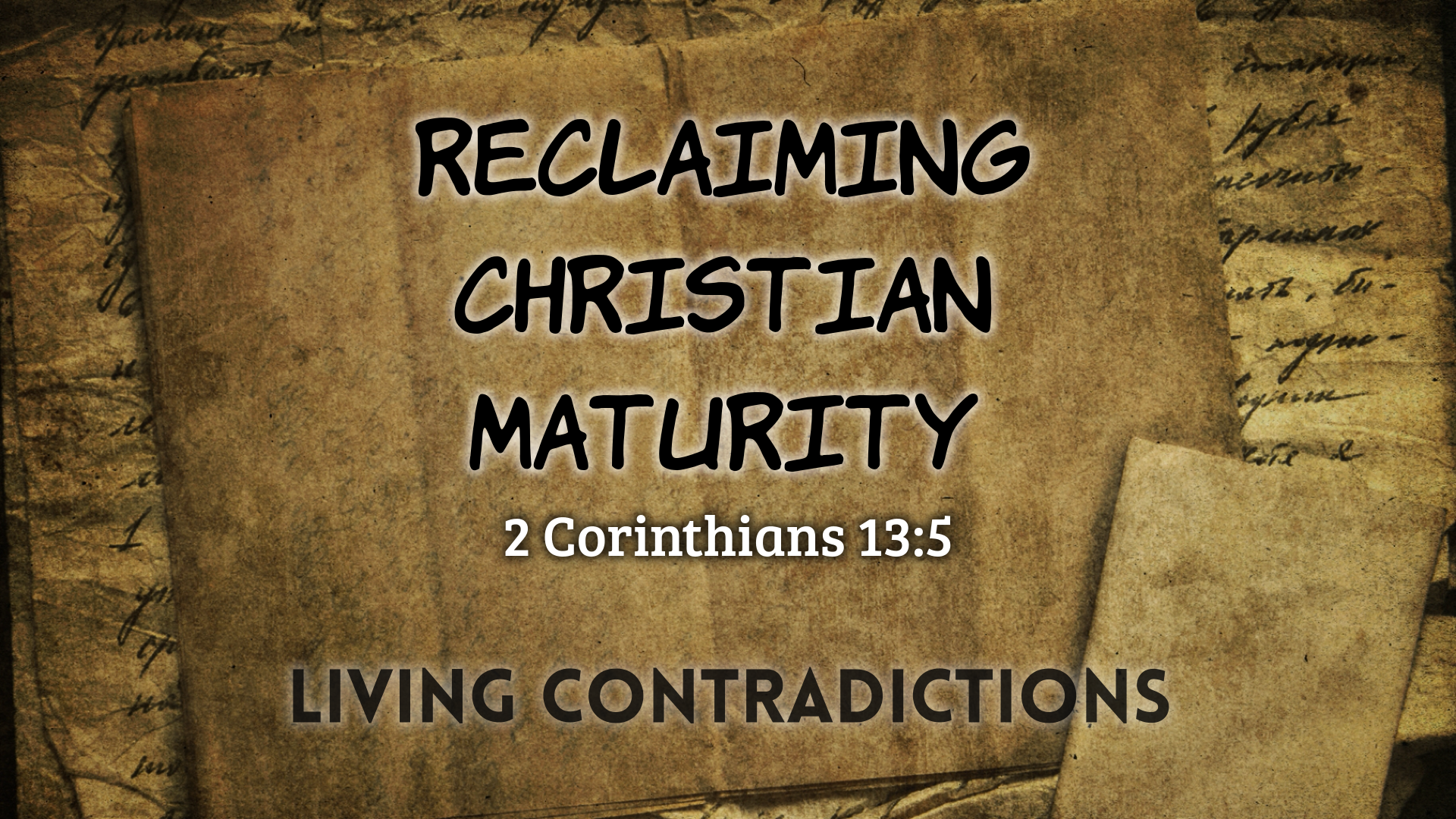 Living Contradictions - Logos Sermons