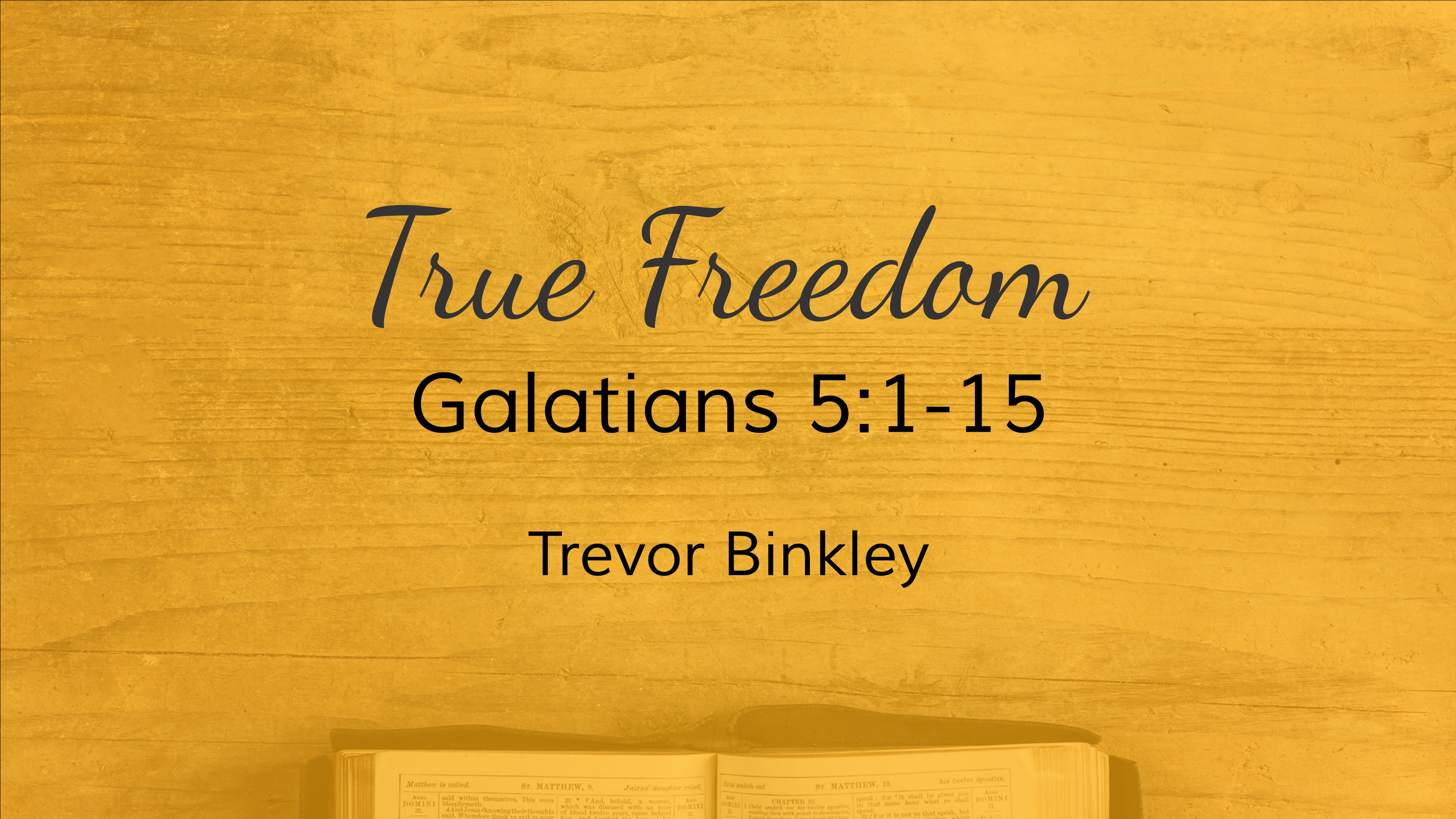 True Freedom - Logos Sermons