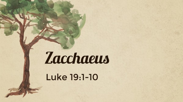 Zacchaeus - Logos Sermons