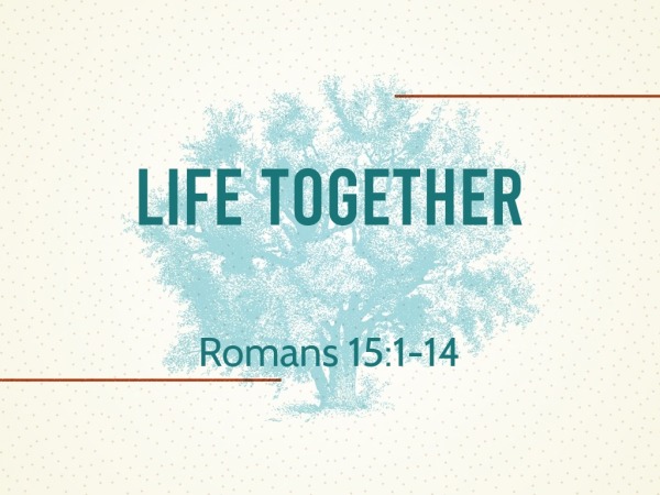 Life Together - Logos Sermons