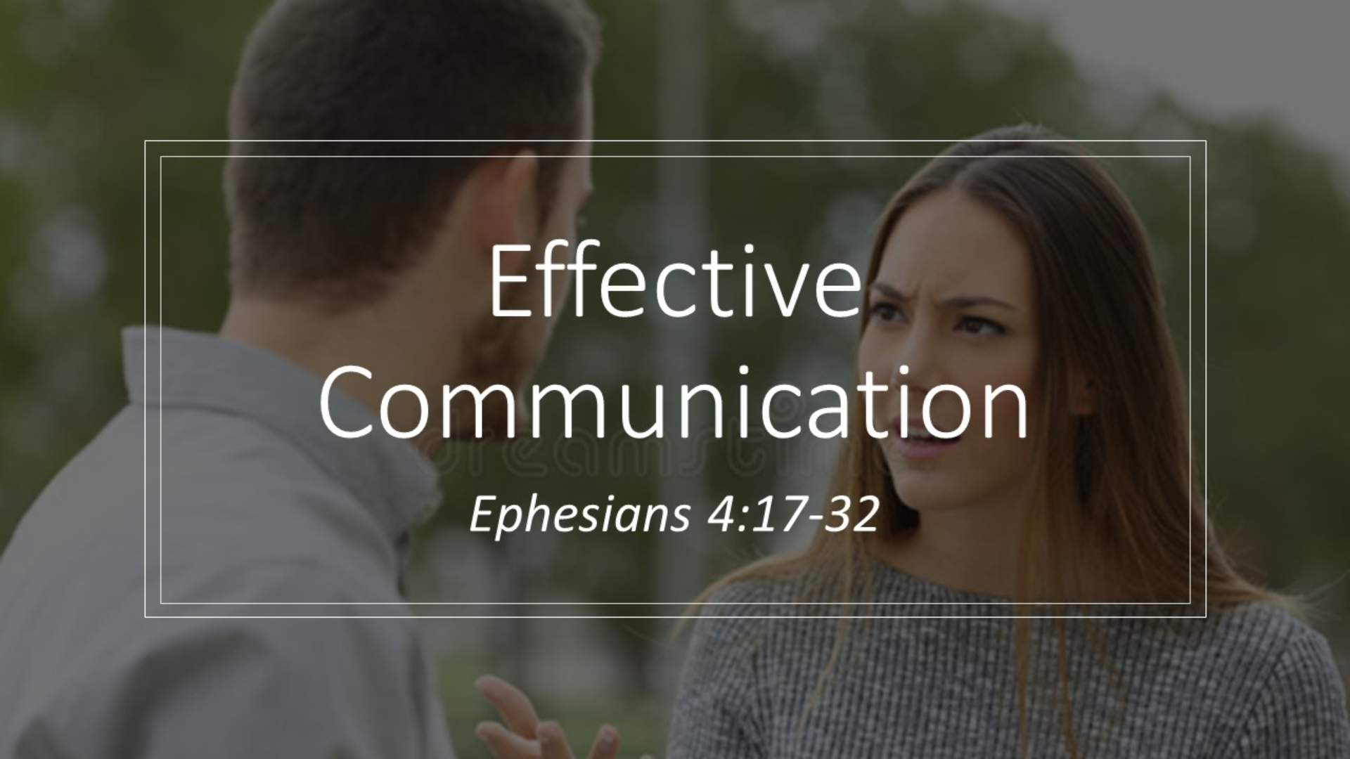 Effective Communication - Logos Sermons