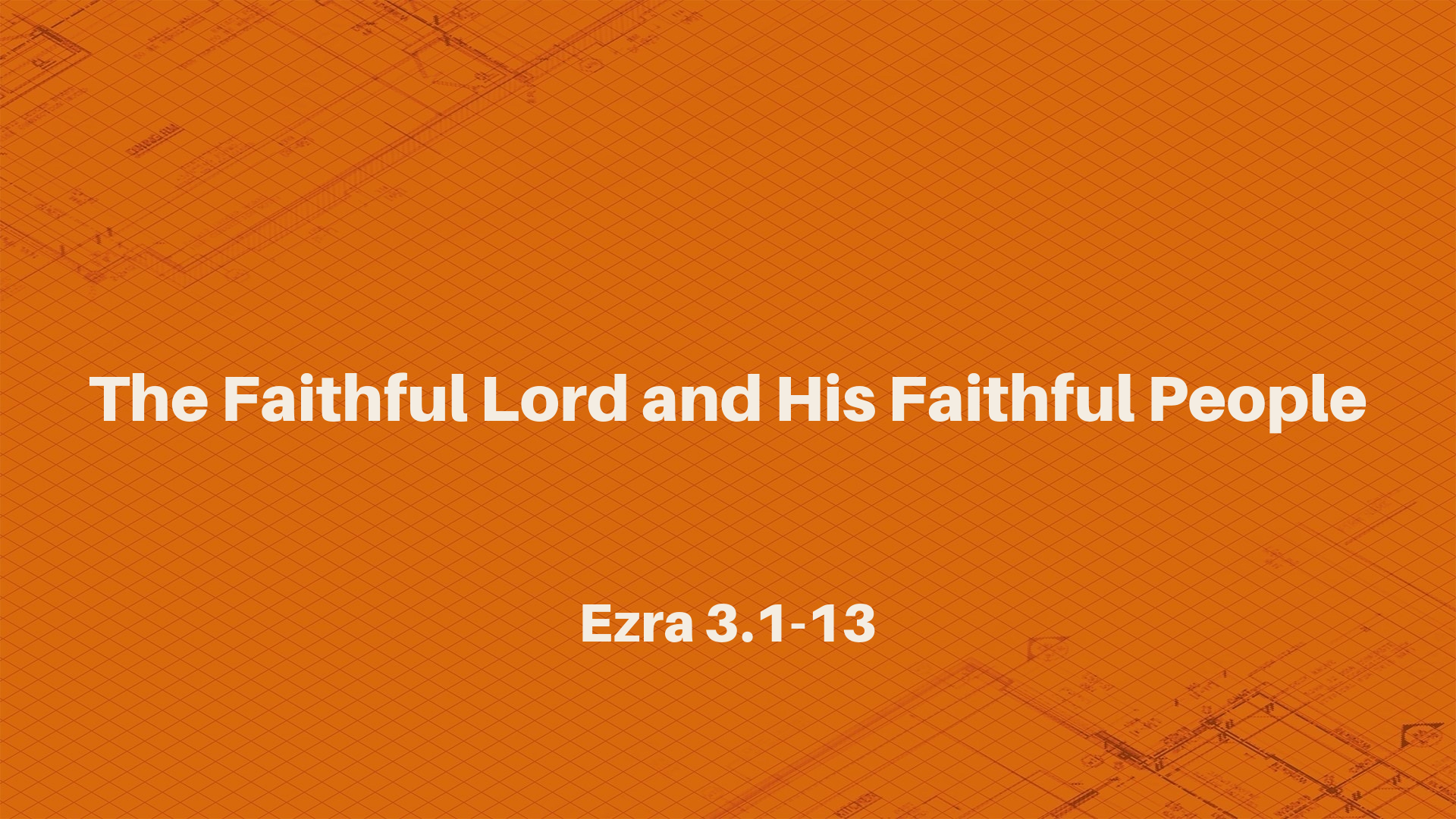 The Faithful Lord and His Faithful People - Logos Sermons