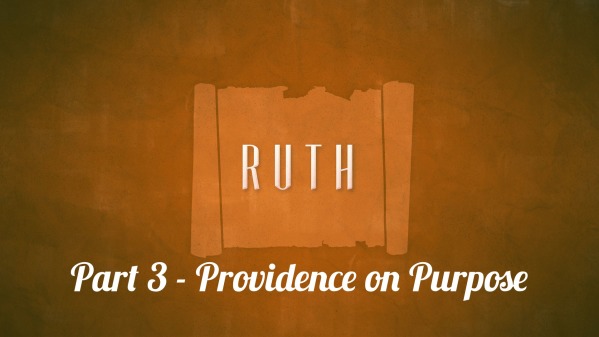 Ruth, Part 3 - Providence on Purpose - Ruth 3-4 - Logos Sermons