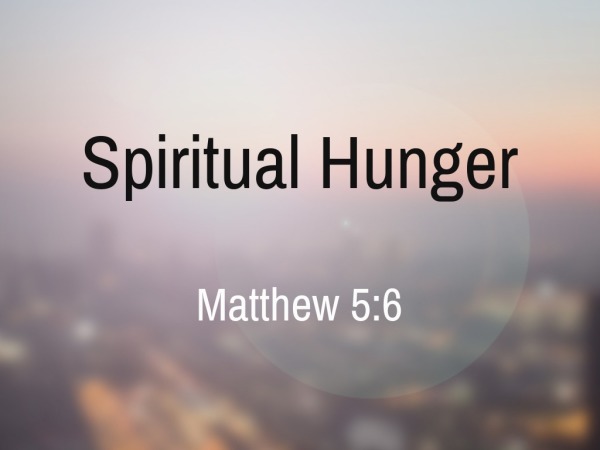Spiritual Hunger - Logos Sermons