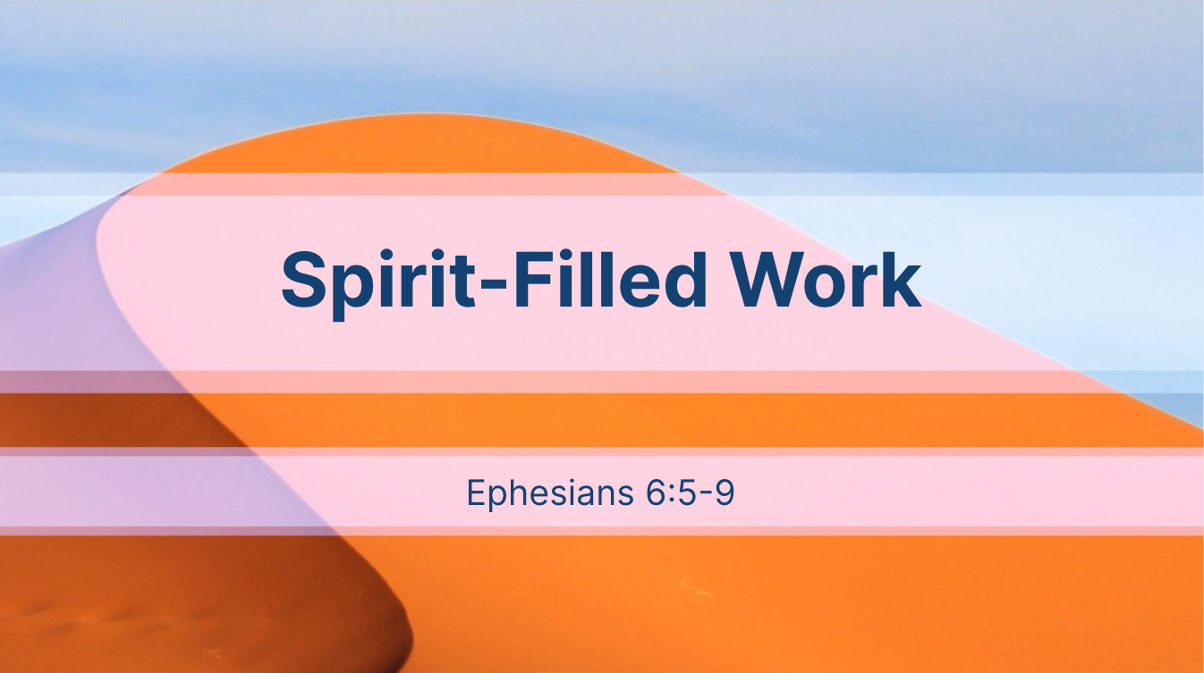 Spirit-Filled Work - Logos Sermons