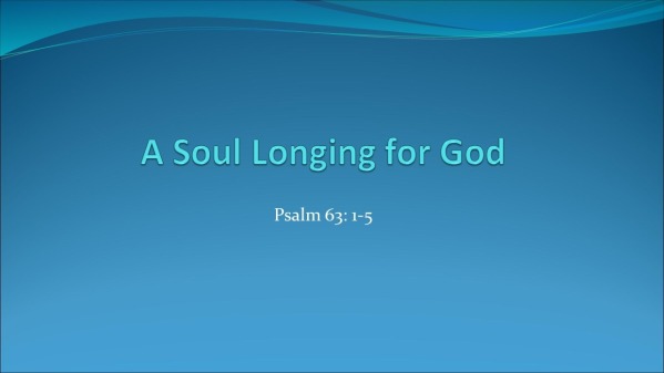 A Soul Longing for God - Logos Sermons