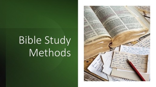 Bible Study Methods 2 - Logos Sermons