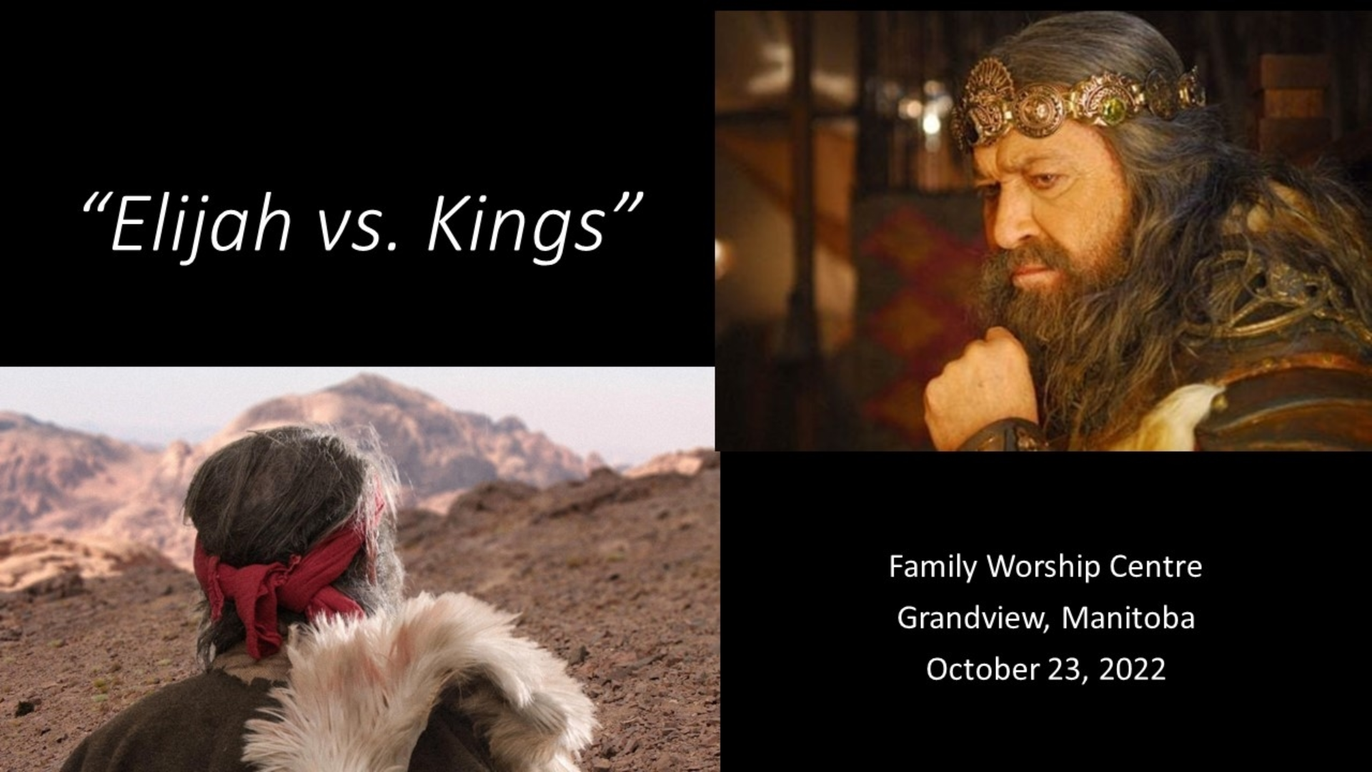 Elijah vs. Kings - Logos Sermons