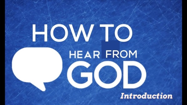 How to Hear From God-Intro - Logos Sermons