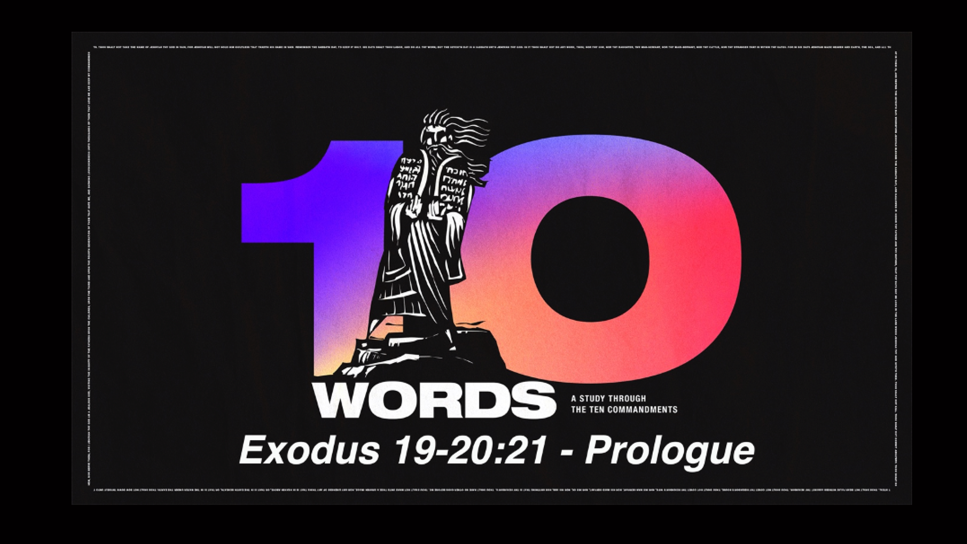 The Ten Commandments: Introduction - Logos Sermons