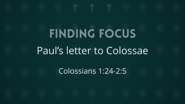 Finding Focus - Logos Sermons