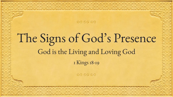 The Signs of God’s Presence - Logos Sermons