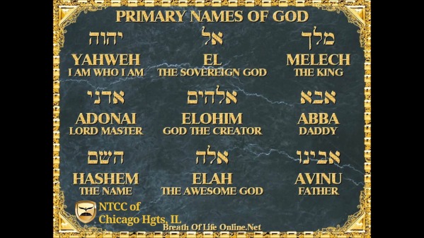The Names of God - Lesson 7 - Yahweh/Jehovah Part4 2022.11.15 - Logos ...