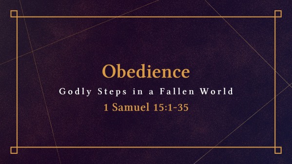 November 27, 2022 - Obedience - Logos Sermons