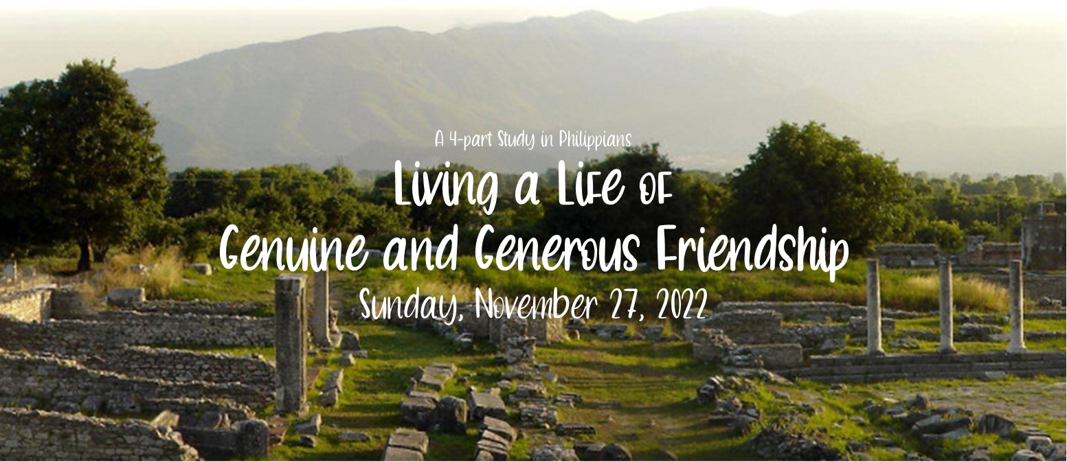 Living a Life of Genuine and Generous Friendship - Logos Sermons