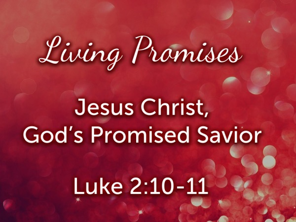 Jesus Christ, God's Promised Savior - Logos Sermons