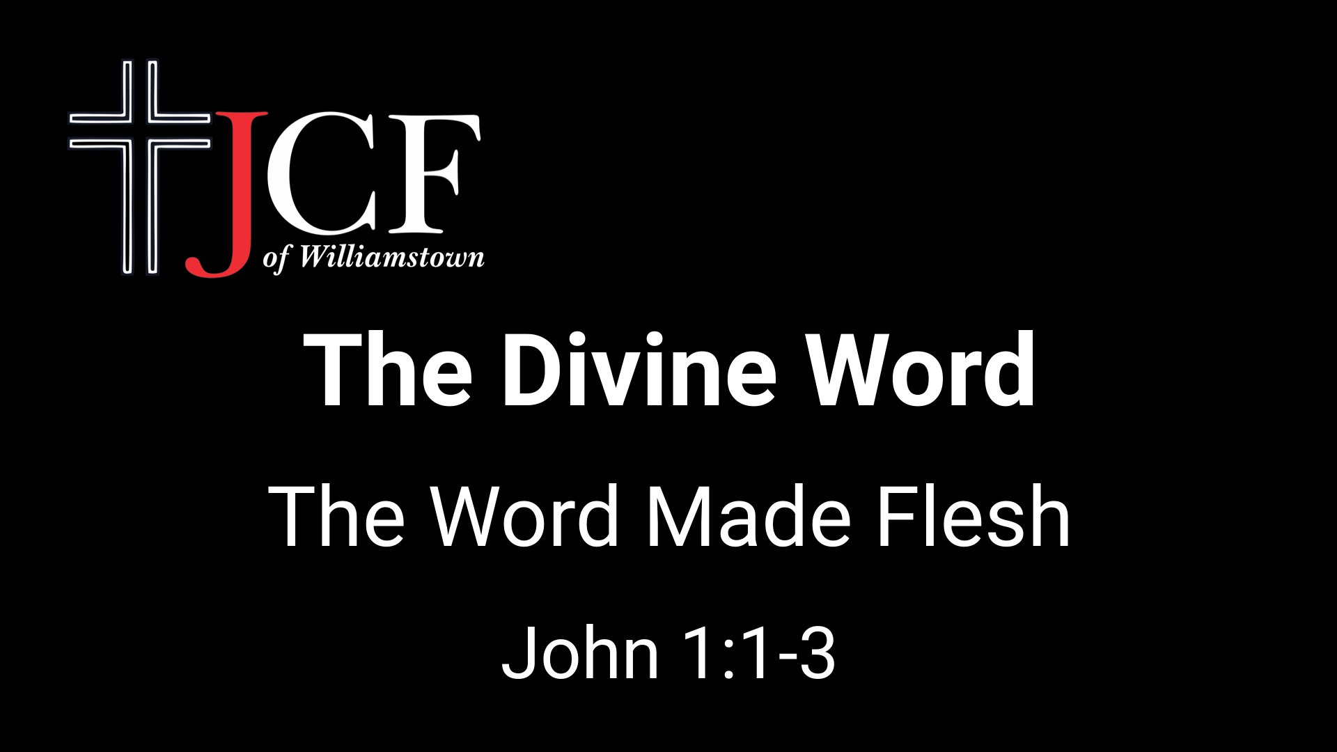 The Divine Word Logos Sermons