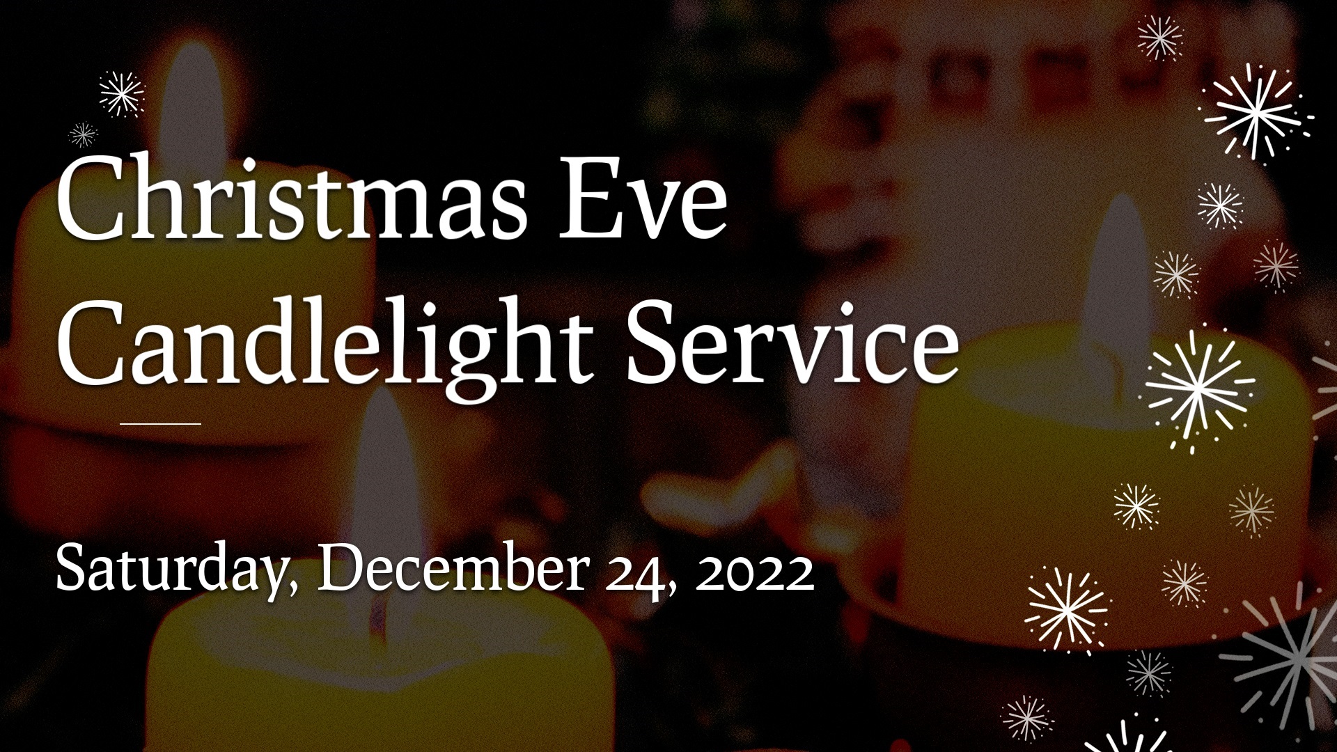 Christmas Eve Candlelight Service - Dec. 24th, 2022 - Logos Sermons