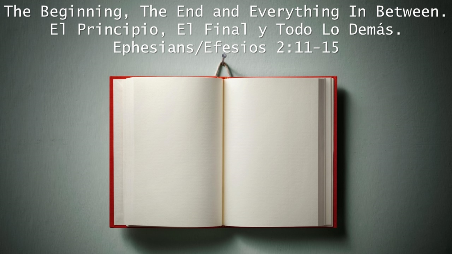 The Beginning, The End, and Everything in Between / El Principio, El Final, y Todo Lo Demas ...