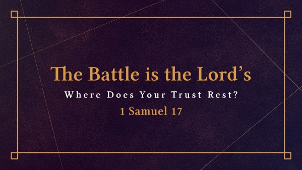 January 1, 2023 - The Battle is the Lord's - Logos Sermons