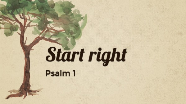 Start right - Logos Sermons