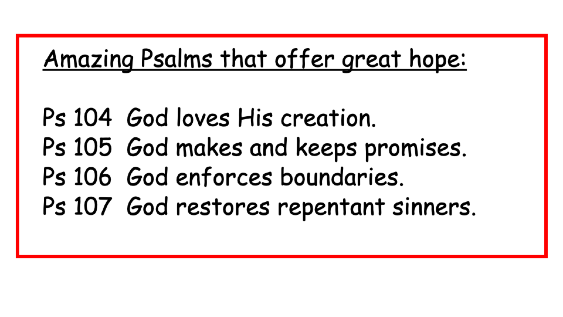 Amazing Psalms that Offer Great Hope - Logos Sermons
