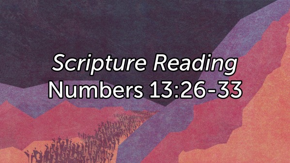 Jan 8 Numbers 13:26-33 - Logos Sermons