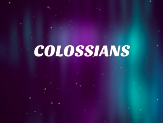 Colossians - Part 1 A - Logos Sermons