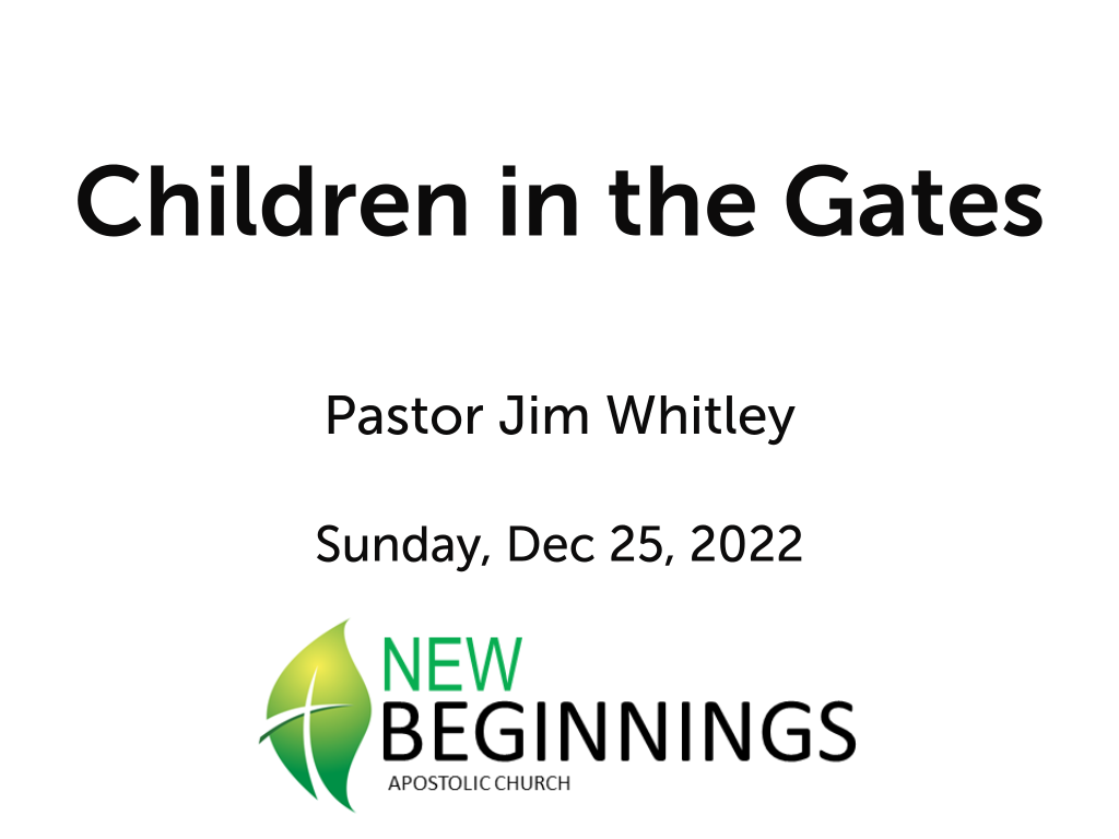 Sun, Dec 25, 2022 - Logos Sermons