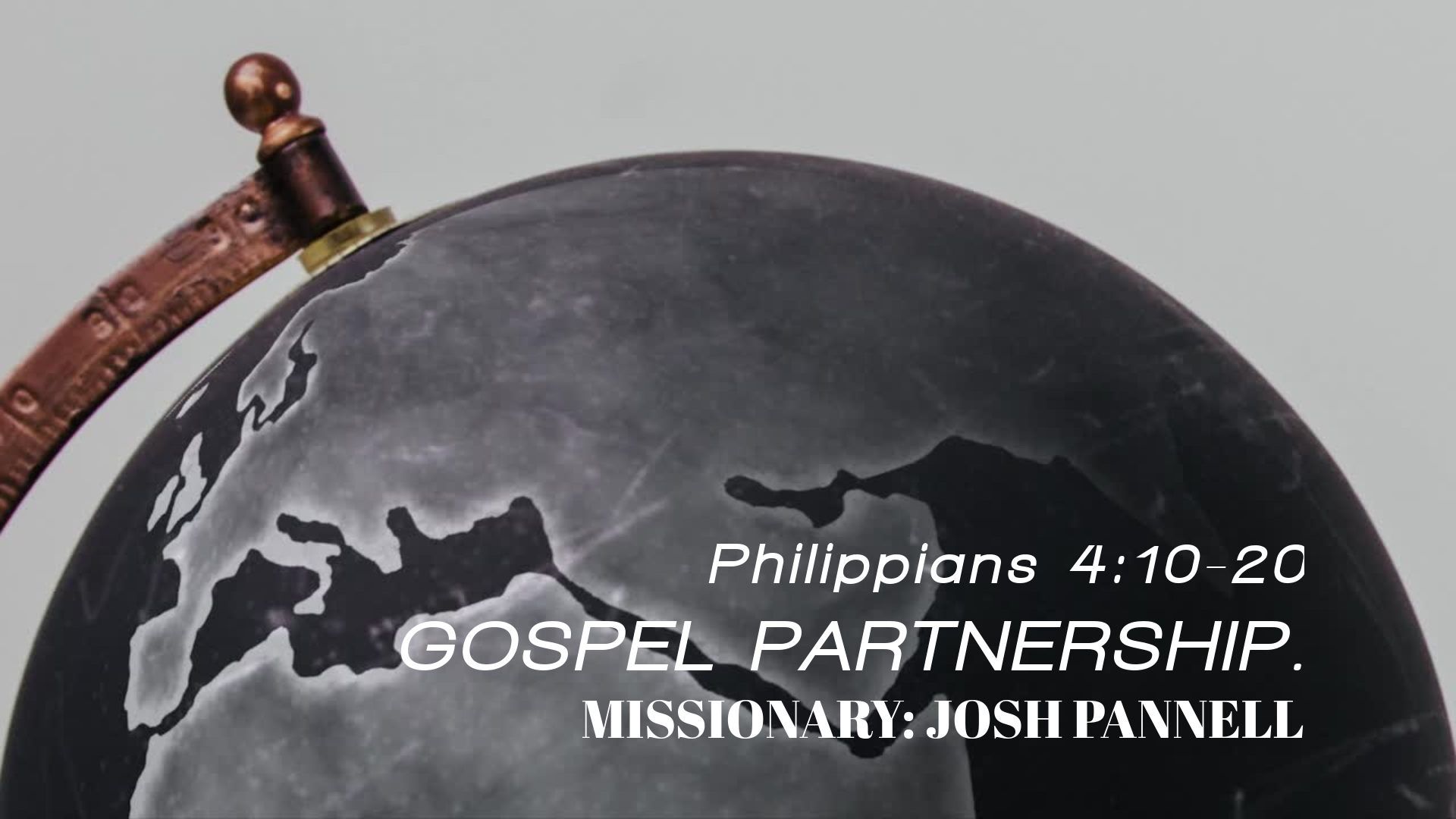 Gospel Partnership - Logos Sermons